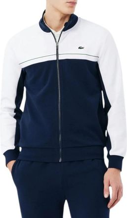 Lacoste Sweatshirt mit durchgehendem Rei&szlig;verschluss - - Sport - Herren - Blau - M