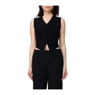 A|X Armani Exchange Viskose-Strickweste - - Jackets - Damen - Schwarzk - M