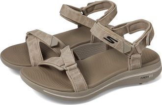 Skechers Damen Arch Fit Spikeless Golf Sandal Sneaker, Schwarz, 38 EU