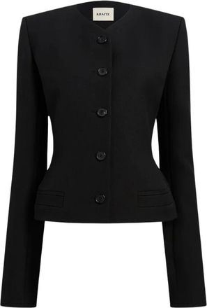 Khaite Femme, Vestes, Noir, Taille: 36 FR Vestes