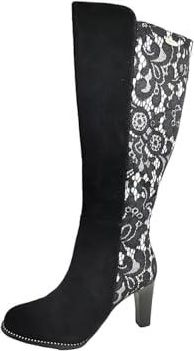 Laura Vita Bottes pour Femmes Alcbaneo 429, Pointure:37 EU, La Couleur:Noir