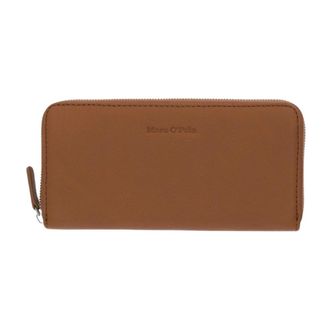 Marc O'Polo Femme, Accessoires, Brun, Taille: ONE Size Portefeuille zipp&eacute;