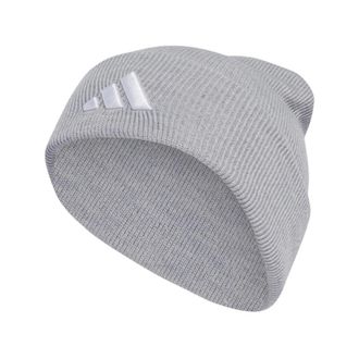adidas Femme, Sport, Gris, Taille: L Bonnet &agrave; revers avec nouveau logo