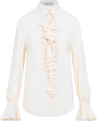 Alberta Ferretti Chemise - Jaune Clair