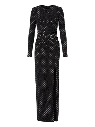 Roland Mouret Lang&auml;rmeliges Maxikleid - Schwarz