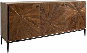 Massivmoebel24 Sideboard Mango 183x46x84 braun lackiert stilm&ouml;bel 110