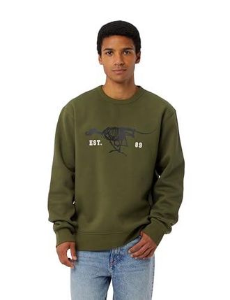 G-Star Running Dog Back GR r SW Sweater, Shadow Olive, M Mens