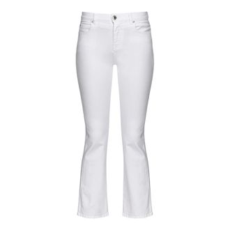 Pinko Pinko, Femme, Jeans, Blanc, Taille: W28 Jean bootcut en bull power