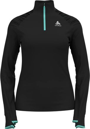 Odlo Damen AXALP CERAMIWARM Midlayer Laufoberteil, Black - polynya