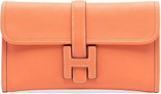 Herm&egrave;s Clutches - Swift Jige Duo - Gr. unisize - in Orange - f&uuml;r Damen
