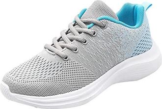 Generico Chaussures de Course Sport Femme, Mode Sneakers de Travail pour Femme, Outdoor Gymnastique Tennis Chaussures Respirables Bottes en Maille de Randonnée