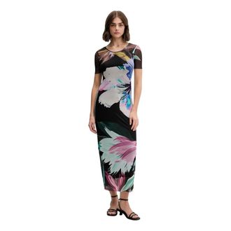 Desigual Femme, Robes, Multicolore, Taille: 38 FR Bernadette Maxi Dress