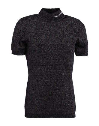 Karl Lagerfeld MOCKNECK LUREX KNIT TOP