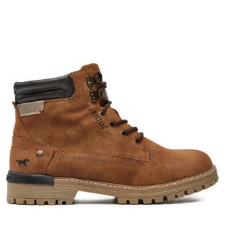Mustang Jeans Schn&uuml;rstiefeletten Mustang 4142-602 Braun