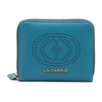 La Carrie Drilled Logo Small Wallet - - Accessories - Damen - Blau - ONE SIZE