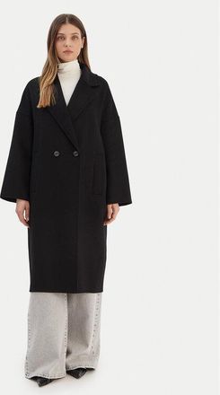 Vicolo Wollmantel TF0003 Schwarz Regular Fit