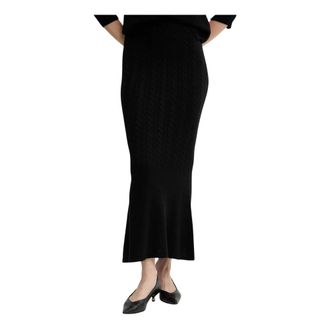 Twinset Jupe Maxi - Femme - Jupes - Noir - Taille: 36 FR