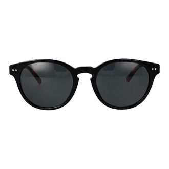 Polo Ralph Lauren Homme, Accessoires, Noir, Taille: 52 MM Lunettes de soleil rondes