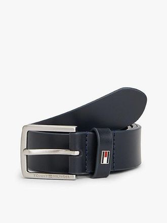 Tommy Hilfiger Ceinture enfant en cuir &agrave; boucle carr&eacute;e