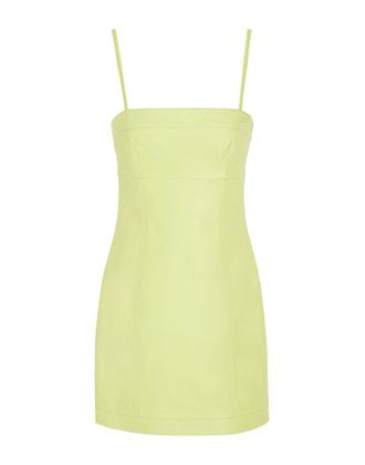 8 by YOOX LEATHER STRAPPY MINI DRESS