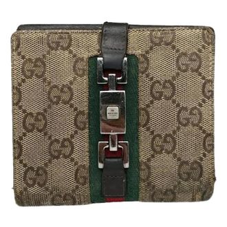 Gucci Portefeuille Jackie Vintage Pre-owned - Femme - Pre-owned - Beige - Taille: ONE Size