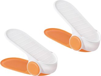 Generico Schuhschlitze, verstellbar, rutschfest, doppellagig, Schuhst&auml;nder unter dem Bett, f&uuml;r Stiefel, Schuhe, Fersen, unter dem Bett, Schrank, Schlafzimmer