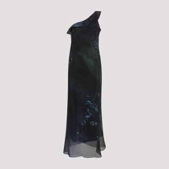 Giorgio Armani Robe longue &agrave; une &eacute;paule
