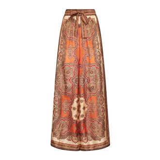 Zimmermann Mahon Relaxed Pant - - Trousers - Damen - Mehrfarbig - S