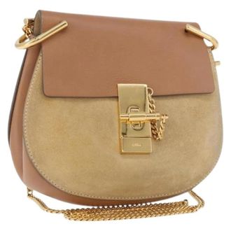 Chlo&eacute; Pre-owned Suede Shoulder Bag - - Pre-owned - Damen - Beige - ONE SIZE
