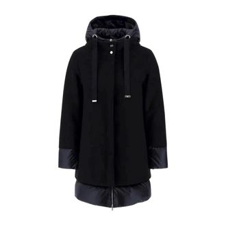 Herno Femme, Manteaux, Noir, Taille: 40 FR Veste Coupe A