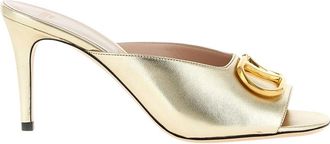 Valentino Garavani Femme, Chaussures, Jaune, Taille: 40 1/2 EU VLogo Signature Sandales