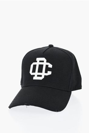 Dsquared2 Cotton Twill Cap with Embossed Detail size Unica