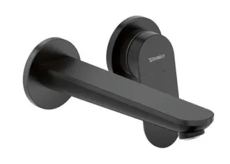 Duravit Wave - Miscelatore Ad Incasso Per Lavabo, Montaggio A 2 Fori, Nero Opaco Wa1070004046 - Duravit