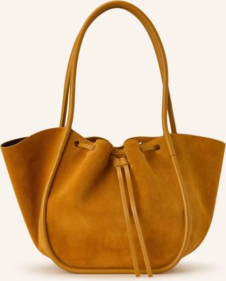 Proenza Schouler Shopper Ruched Large Mit Pouch braun