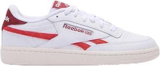 Reebok Femme Club C Revenge Basket, FTWRWHITE/ENERGYRED/Chalk, 38 EU