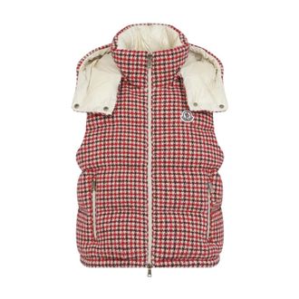 Moncler Femme, Vestes, Rouge, Taille: 42 FR Gilet Niverolle