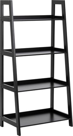 CARRYHOME Regalelement, Schwarz, Holzwerkstoff, 63x130x40 cm, Reach, Wohnzimmer, Regale, B&uuml;cherregale