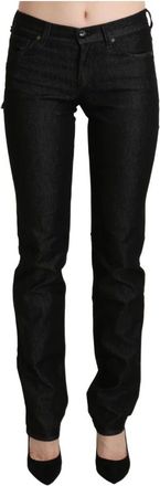 Ermanno Scervino Femme, Jeans, Noir, Taille: W28 Pantalon Slim Skinny Taille Moyenne