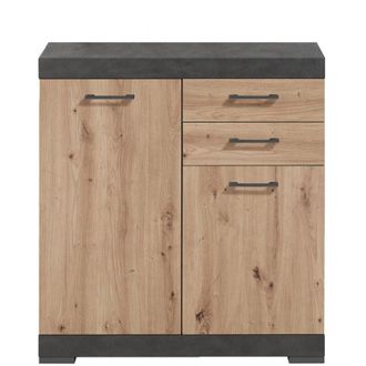 FMD calicosy - Buffet avec 2 Portes et 2 Tiroirs L80cm - Bristol