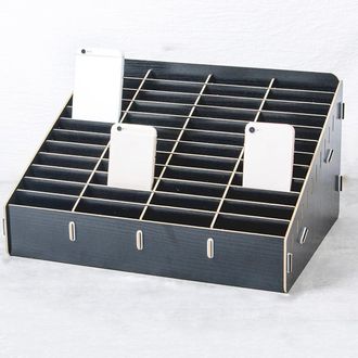 Generic Multifunktionale Aufbewahrungsbox, Desktop-Handyhalter-Management-Aufbewahrungsbox-Organizer, Offener, Großer Speicher Mit Einfachem Zugriff, Geeignet