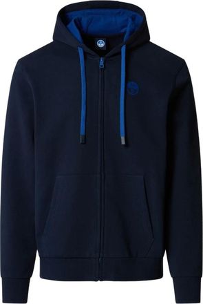 North Sails Homme, Sweatshirts et sweats &agrave; capuche, Bleu, Taille: 3XL Full Zip Sweat &agrave; capuche