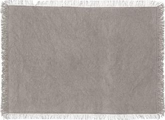 Secret de Gourmet Secret DE Gourmet Tellerteppich aus Baumwolle, Maha, 45 x 30 cm, Farbe: Grau