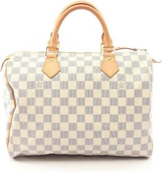 Louis Vuitton Pre-owned Speedy 30 Sac &agrave; main - Femme - Pre-owned - Blanc - Taille: ONE Size