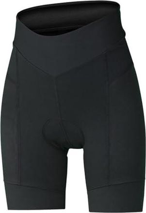 Generic Cuissard de cyclisme rembourré 4D pour femme - Sous-vêtement court antidérapant - Respirant - Avec coussinet en gel, Noir, 3XL
