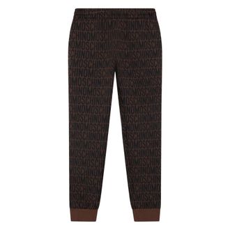 Moschino Bequeme Hose mit modernem Gummizugbund - - Trousers - Damen - Braun - 2XS
