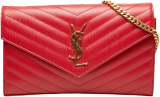 Saint Laurent Sac bandouli&egrave;re pr&eacute;-propri&eacute;t&eacute; - Femme - Pre-owned - Rouge - Taille: ONE Size