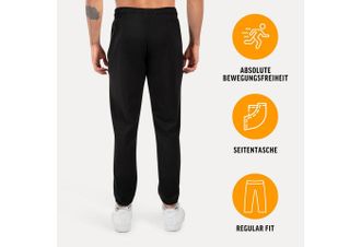 Smilodox Jogginghose Delian, Bequeme Sporthose mit 3D Rubber Print, Elastischem Bund Hohe Bewegungsfreiheit Minimalistisches Design, Freizeit Gym Alltag