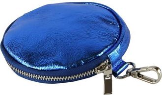 modamoda.de P10 Étui en cuir pour protège-dents, Bleu métallisé, XS