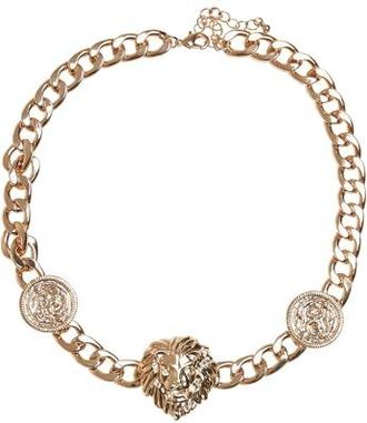 Urban Classics Unisex Lion Necklace gold, one size