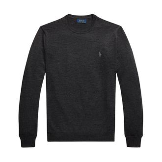 Ralph Lauren Rundhals-Strick - - Knitwear - Herren - Grau - 2XL